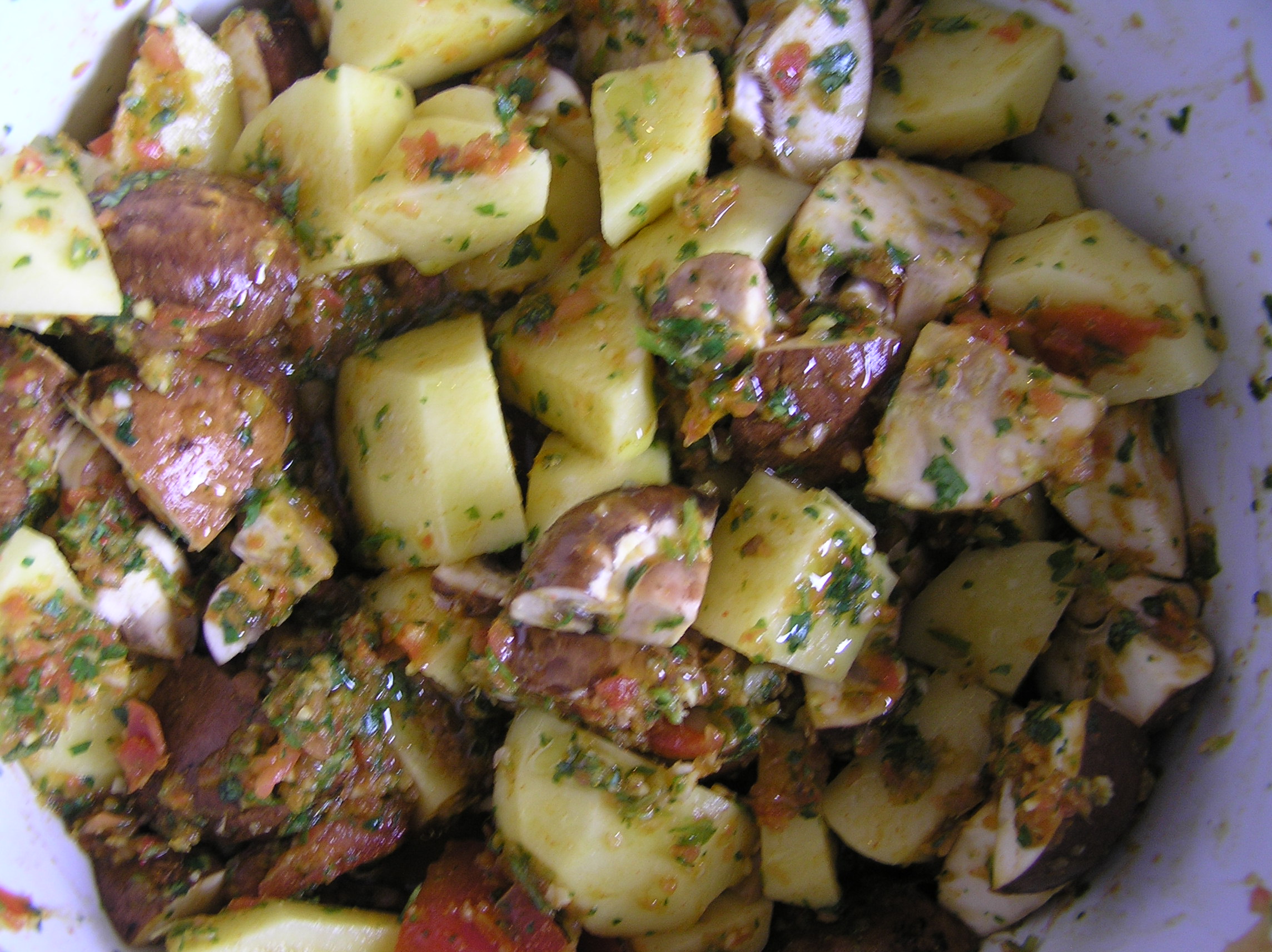 Mushroom Methi Saag - Zen of Slow Cooking Blog