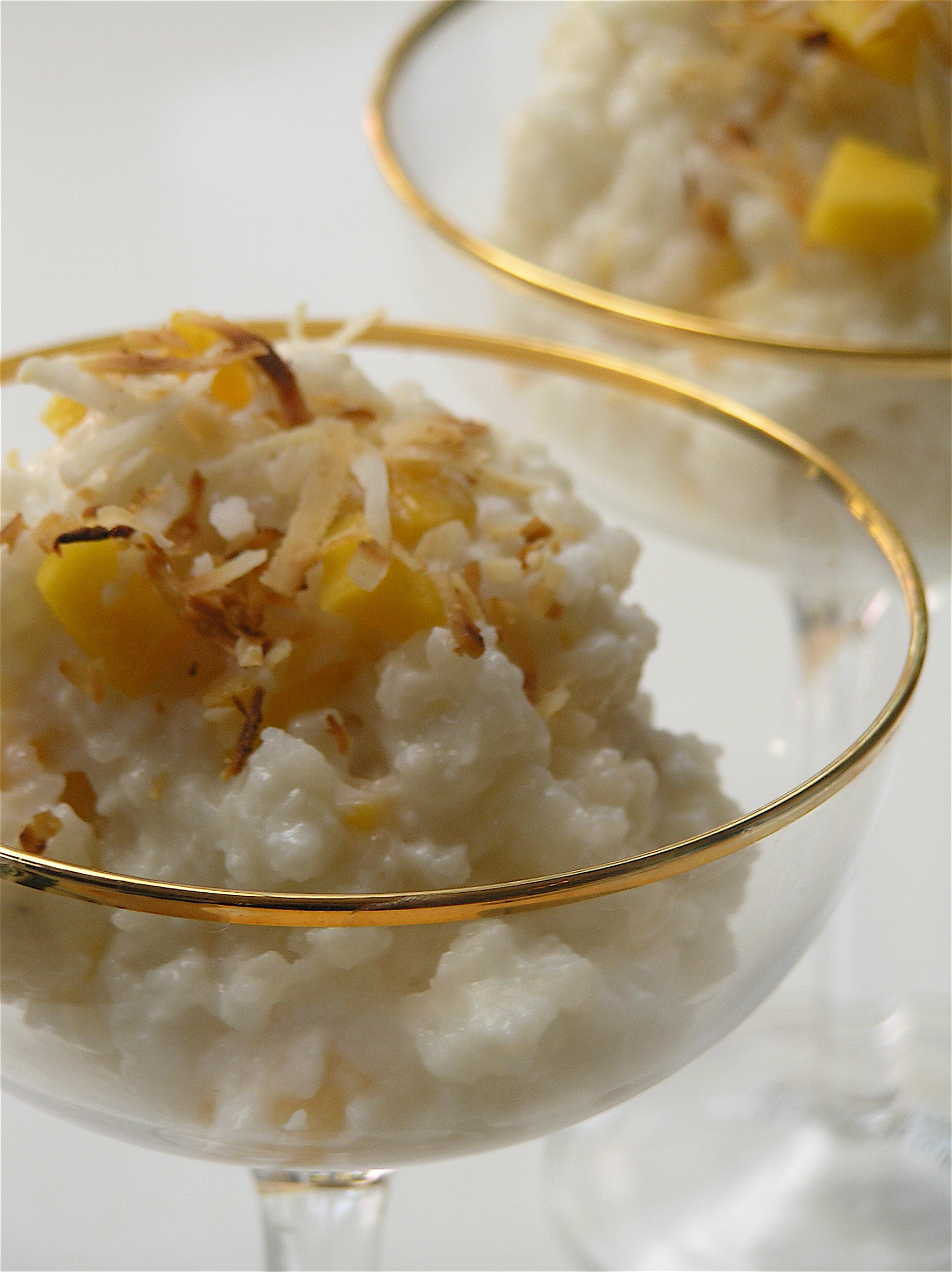 Tropical Coconut Mango Rice Pudding | the zen of slow cooking